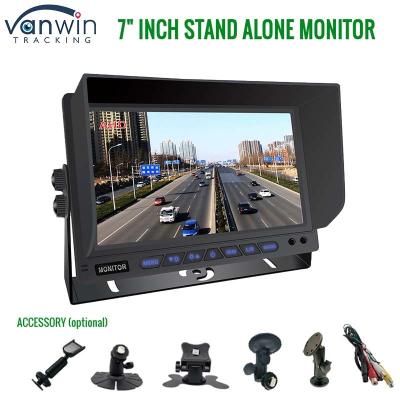Chine Moniteur AHD 4 canaux 7 pouces Full HD1080P MDVR Moniteur de voiture à écran partagé pour véhicule à vendre