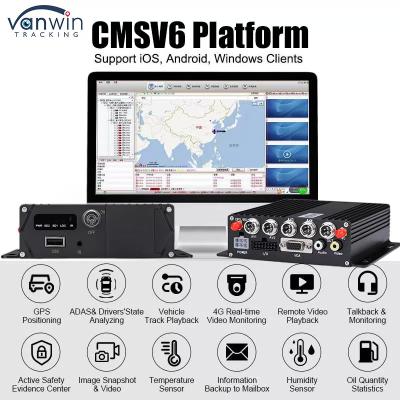 中国 5G GPS 車両追跡 4 チャネル SD カード MDVR タクシー バス バンサポート OEM サービス 販売のため