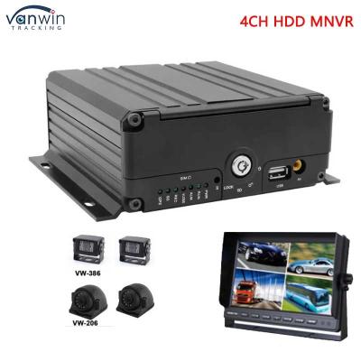 中国 4CH 1080P AHD 3G 4G WIFI と GPS SD HHD バス / トラック / タクシー用のモバイル NVR 販売のため