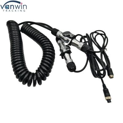 중국 4핀 방수 트레일러 케이블 12V 전자 유선 카메라 듀플 트럭 버스 트랙터 후면 카메라 판매용
