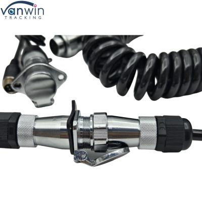 China 4Pin Waterproof Trailer Cable 12V Electronic Wire Camera for Double Truck Bus Tractor Rear View Cameras for sale