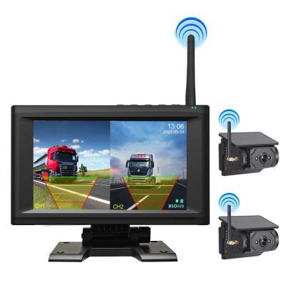 Cina Schermo di visualizzazione impermeabile da 7 pollici Sistema di telecamere di monitoraggio con ricarica automatica wireless a 1/2/4 canali in vendita