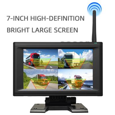 中国 7インチ防水ディスプレイ画面 1/2/4CH ワイヤレス自動充電監視カメラシステム 販売のため