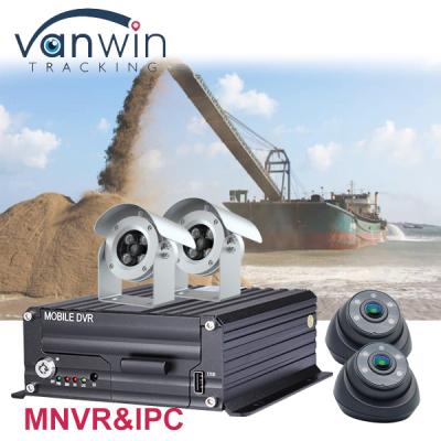 China 6CH IPC NVR 4G GPS 6 Channel Network MNVR for Mining Gold River Sand Pumping Boat Jet Suction Dredger for sale