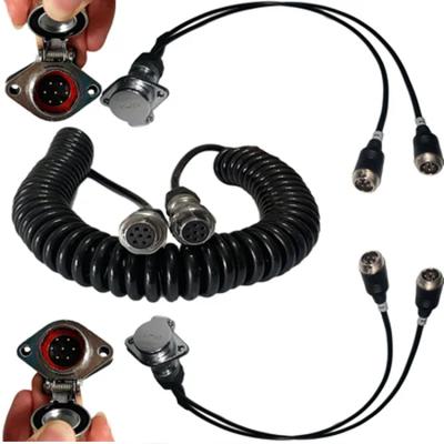 China Heavy Duty Trailer Connector Cable Kit Install 1, 2 Or Up To 4 Cams On A Trailer Or RV for sale