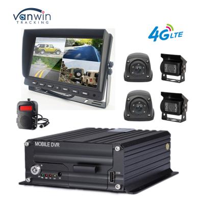 China 1080P 4CH MDVR Camera Waterproof 7 Inch Monitor MDVR Recorder 4G GPS Reverse Backup Camera Vehicle Bus Truck Car Reversing Aid for sale
