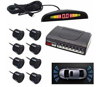 中国 12V車用パーキングセンサー 8個 フロント＆リアパーキングセンサーキット 販売のため