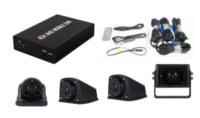China 360 definição alta móvel mini 4CH básico AHD do cartão DVR do SD do grau com o cartão de 128GB TF à venda