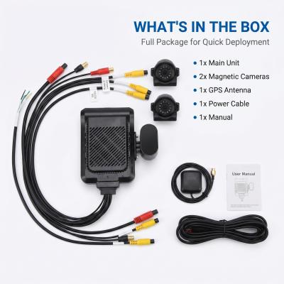 China 4CH AI Intelligent 4G Dash Camera MDVR For Fleet Management for sale
