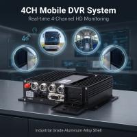 China 4 Channel Mobile DVR  with GPS Tracker and 1080P Car Camera for Bus Security System for sale