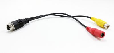 Cina Connettore di aviazione di 4 accessori di Pin DVR all'adattatore di RCA per l'inversione macchina fotografica/monitor in vendita