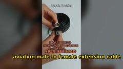 4-Pin Aviation Male to Female Extension Cable