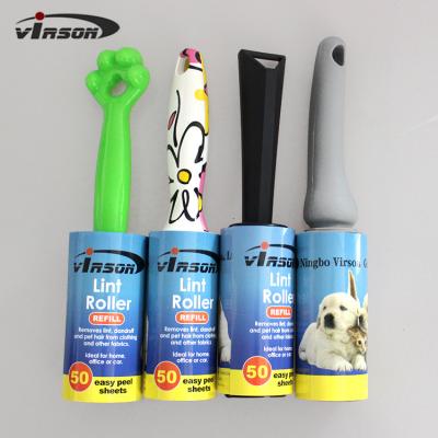 China Sticky Vertical  Washable Disposable Plastic Lint Roller for sale