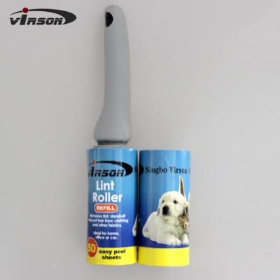 China Sticky Vertical  Washable Disposable Plastic Lint Roller for sale