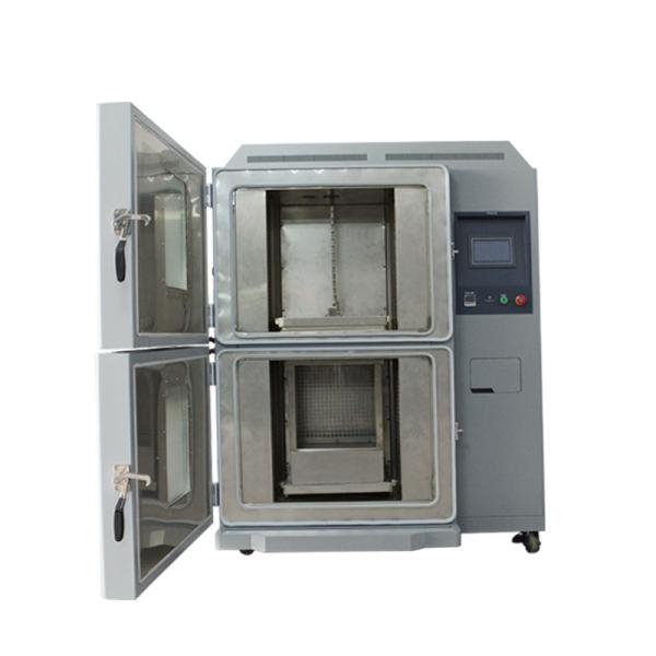 Quality Touch Screen Hot Cold Thermal Shock Test Chamber Two Zone Design Mil-Std 810 for sale