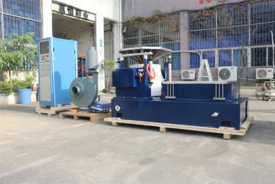China Máquina de agitação eletrodinâmica de 10 kN com mesa de deslizamento horizontal de 800x800 mm para ensaio de vibração de três eixos à venda