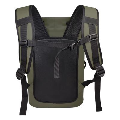 China OEM reutilizable resistente al agua de la mochila suave del refrigerador del verde militar en venta