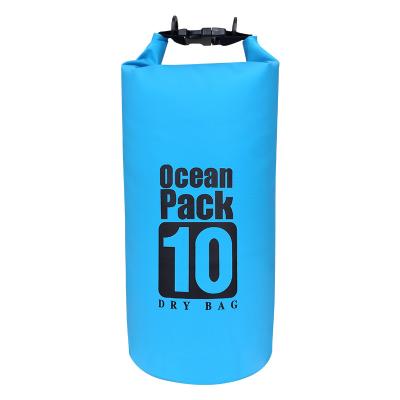 Cina Borsa asciutta resistente all'acqua morbida in PVC 500D 10 litri per ODM sportivo da pesca in vendita