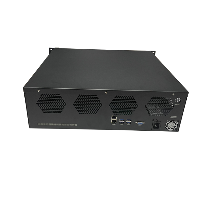 Custom Micro ATX Rack Mount Chassis rear view