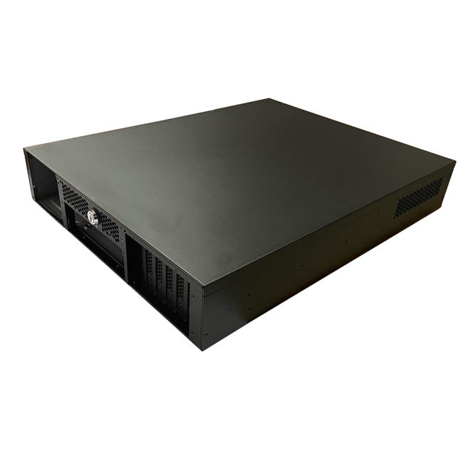 2U server case side view