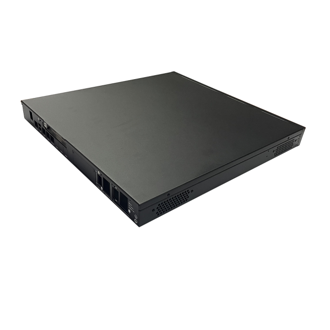 Meirir 1U server rack rear view