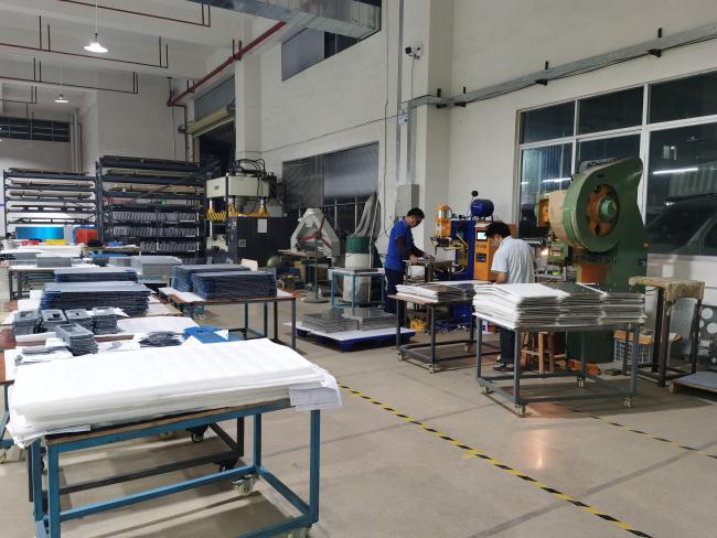 Custom PC case assembly line