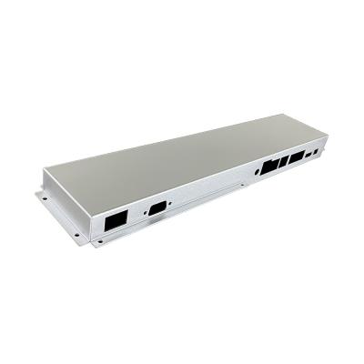 China Custom 1U Industrial Computer Chassis with Laser Cut Technology and Precision Tolerance (0.01-0.05mm) for Customizable Length Sheet Metal Fabrication for sale