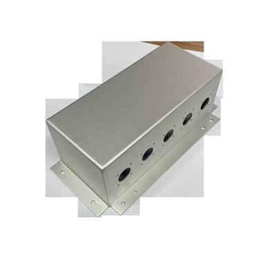 China Custom CNC Enclosure and Sheet Metal Chassis with 0.01-0.05mm Tolerance 1 PCS MOQ and Nickel Plating for sale