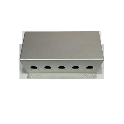 China Custom CNC Enclosure and Sheet Metal Chassis with 0.01-0.05mm Tolerance 1 PCS MOQ and Nickel Plating for sale