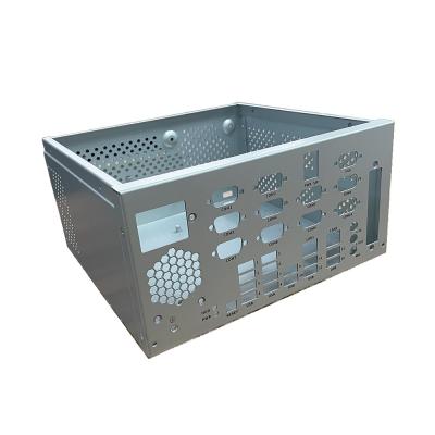 China Custom Powdercoat Stainless Steel Sheet Metal Enclosure with 0.01-0.05mm Tolerance for Computer Case for sale