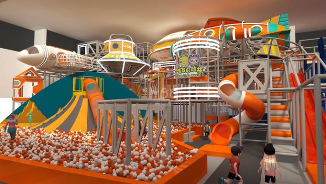 Airship theme playground - safety features detail