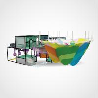 China Customizable Rainbow Net for Indoor Outdoor Playgrounds for sale