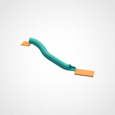China Slippery Materials Playground Tube Slides Multi Colored Commercial Spiral Slide for sale