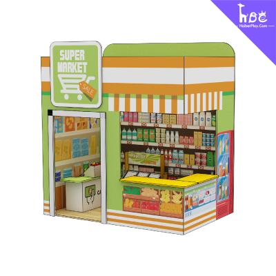 Chine Super marché jeu de rôle Mini maison pour le terrain de jeux intérieur à vendre