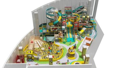 Cina Attrezzature per giochi commerciali al coperto Bambini Parco di trampolini Video Game Style in vendita