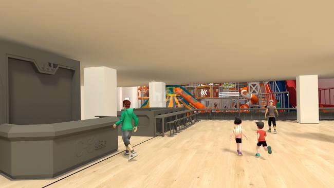 Airship theme playground - overall structure and design