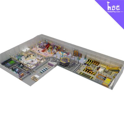 중국 2~12세 어린이들을 위한 모듈형 실내 놀이 구조 판매용