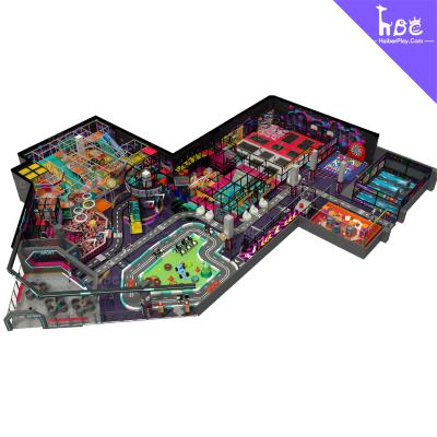 중국 2~12세 어린이용 정글 테마 실내 놀이터 장비 판매용