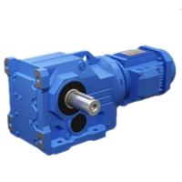 China High Torque Inline Motor Gearbox Helical Bevel Speed Reducer for sale