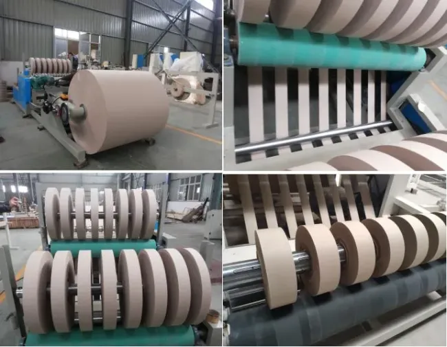 Automatic Slitting and Rewinding Jumbo Roll Kraft Paper Cutting Machine