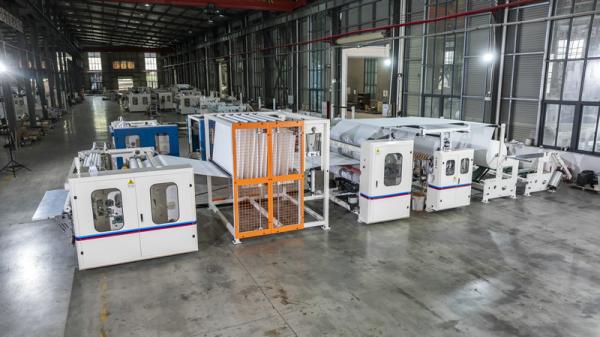 Quality Automatic Wrapper Type High Speed Toilet Paper / Maxi Roll Processing Machine for sale