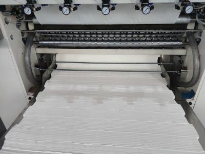 China High Capacity Hand Towel Face Tissue Making Machine 7 Lines V Interfolded for sale