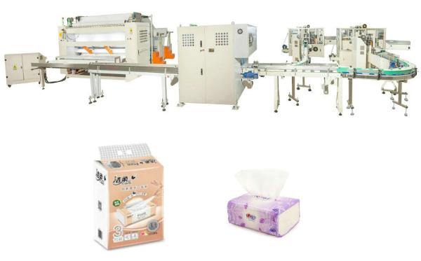 Quality V Fold Facial Tissue Paper Production Line For Manufacturing Plants for sale