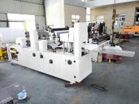 Quality Automatic Napkin Paper Serviette Quarter Folding Machine With Color Printing For for sale