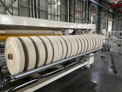 China Fully Automatic Jumbo Maxi Roll Paper Slitting And Rewinding Machine In High Demand for sale