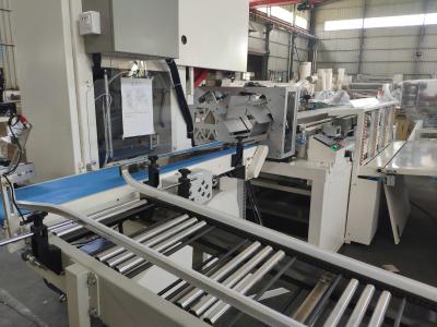 China Automatic Maxi Toilet Paper Roll Production Line With Heat Shrink Packing Machine for sale