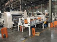 China Fully Automatic Facial Tissue Paper Folding Machine With Half Fold Transfer Device for sale