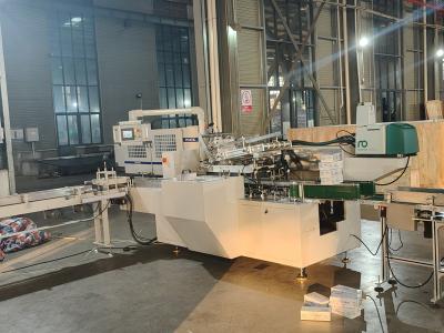 China Fully Automatic Facial Tissue Paper Box Sealing Packing Machine for sale