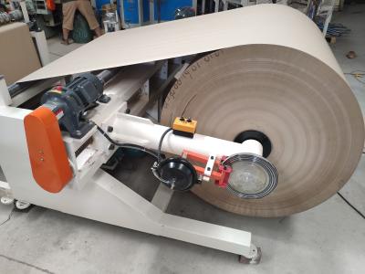 China High Speed Mother Kraft Paper Roll Rewinding Cutting Machine for sale