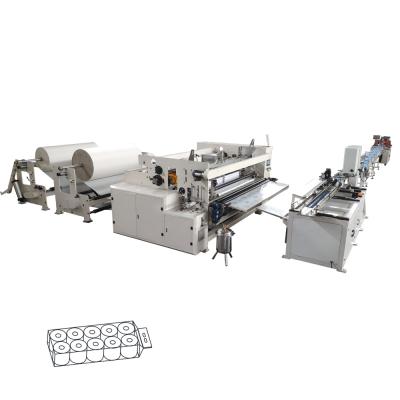 China Good business machine bathroom paper/small toilet paper roll making machine production line for sale